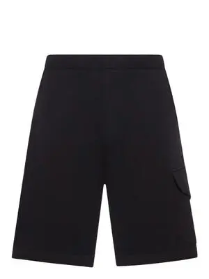 C.P. COMPANY Pocket Cotton Shorts - Black