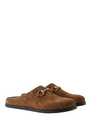 Gucci Horsebit Mules - Brown