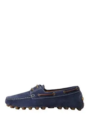 TOD'S Boat Gommino Bubble Loafers - Blue