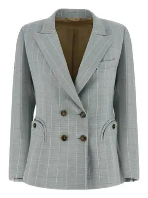 BLAZÉ MILANO After You Charmer Pinstripe Blazer - Gray