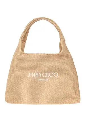 JIMMY CHOO Diamond Large Tote Bag - Beige