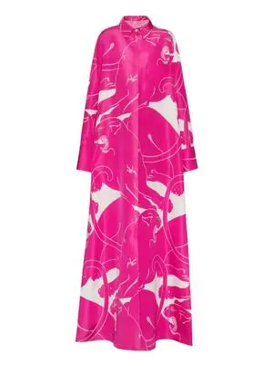 VALENTINO Valentino Printed Long Dress