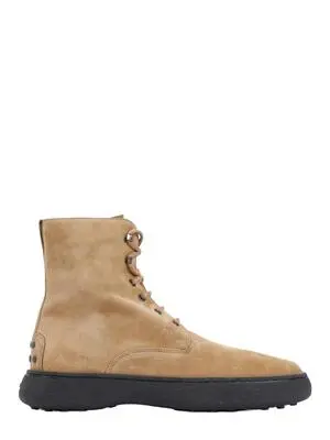 TOD'S Lace-up Ankle Boots - Brown