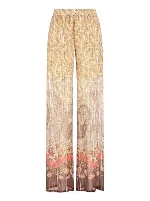 Valentino Garavani Valentino Paisley Printed Wide Leg Pants No