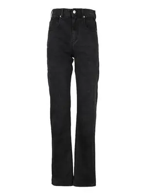 Isabel Marant Étoile High-rise Straight-leg Jeans - Black