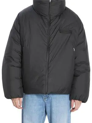 JACQUEMUS Jacquemus La Doudoune Puffer Jacket With Logo Patch
