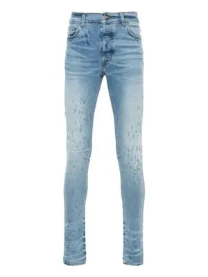 Amiri Shotgun Ripped Skinny Jeans - Blue