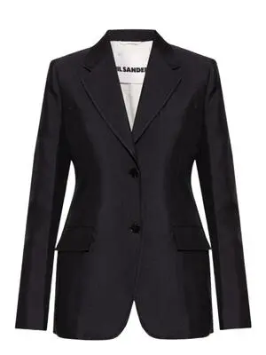 JIL SANDER Single-breasted Blazer - Black