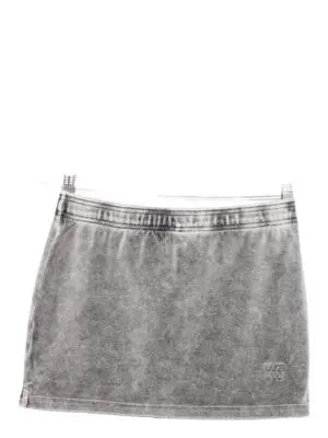 ALEXANDER WANG T By Alexander Wang Mid-Rise Denim Mini Skorts