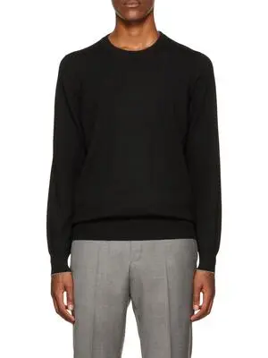 Brunello Cucinelli Crewneck Knitted Sweater - Black