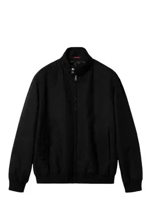 Gucci Monogrammed Zip-up Jacket - Black