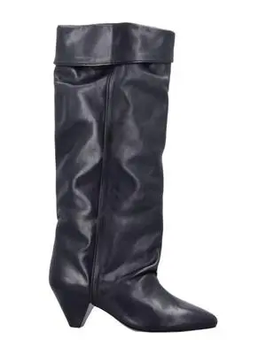 Isabel Marant Étoile Elita Braided Knee High Boots - Black
