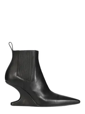 Rick Owens Ankle Sharp Boots - Black