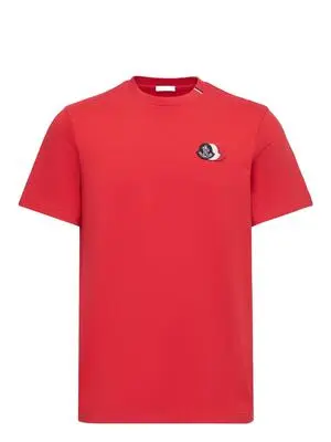 Moncler Logo Patch T-shirt - Red
