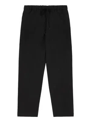MAISON MARGIELA Mid-rise Drawstring Trousers - Black