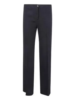 N.21 Low Waist Flared Trousers - Black