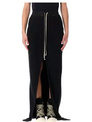 Rick Owens Phleg Pillar Maxi Skirt - Black