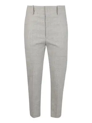 Isabel Marant Étoile High Waist Belt Loop Slacks - Gray
