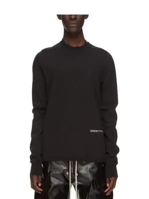 Rick Owens Rick Owens Drkshdw Logo-Patch Cotton Sweatshirt Black