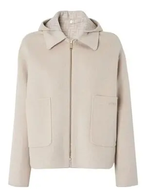 FENDI Fendi Reversible Cropped Hooded Jacket