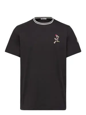 Moncler Monduck Logo Patch T-shirt - Black