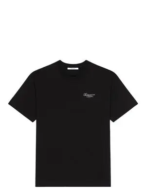 Givenchy Logo Printed Crewneck T-shirt - Black