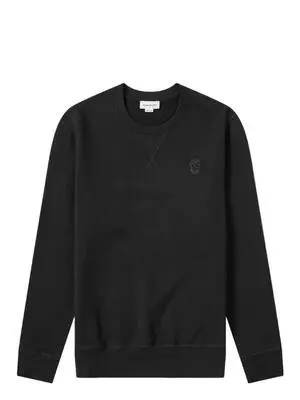 Alexander McQueen Round Neck Long Sleeve Sweater - Black