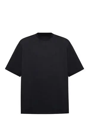 Attico Oversized Logo Embroidered T-shirt - Black