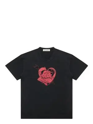 Our Legacy Love Print Oversized T-shirt - Black