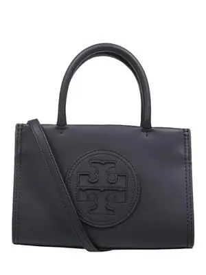 Tory Burch Ella Logo Patch Mini Tote Bag - Black