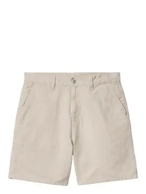 Carhartt Work In Progress Carhartt WIP Walter Single Knee Logo-Patch Shorts Nude