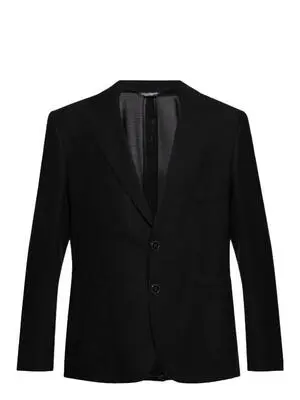 Dolce & Gabbana Dolce Gabbana Single-breasted Blazer - Black