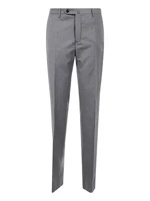 Incotex Tapered Trousers With Belt Loops - Gray