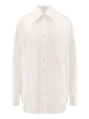 Stella McCartney Collared Long Sleeve Shirt - White