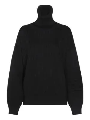 Moncler Roll-neck Knit Jumper - Black
