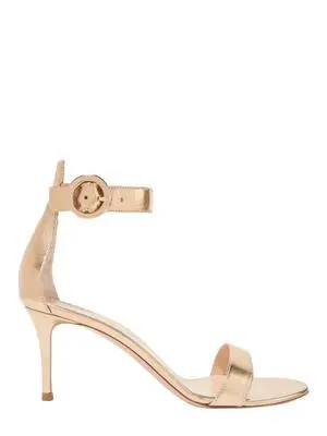 GIANVITO ROSSI Gianvito Rossi Portofino 70 Metallic Sandals