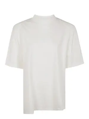 Attico Logo Embroidered Oversized T-shirt - White