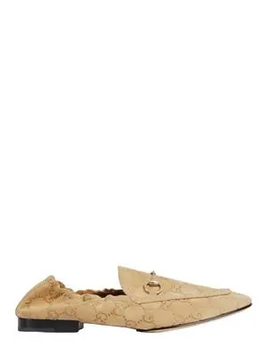 GUCCI Gucci GG Logo Horsebit Loafers