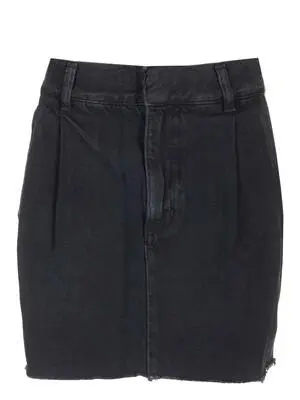 AGOLDE Belt-loop Denim Skirt - Black