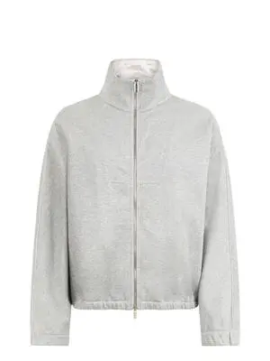 Peserico Zip-up Funnel Neck Sweatshirt - No