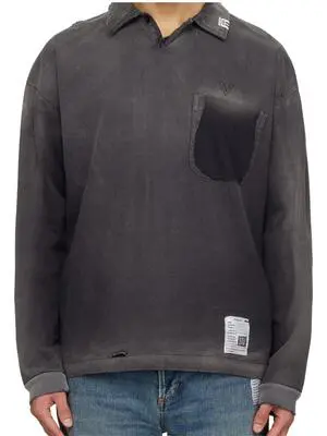 Mihara Yasuhiro Sun Faded Like Top - Black