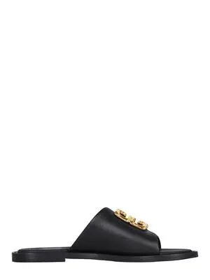 Givenchy 4g Liquid Flat Slides - Black