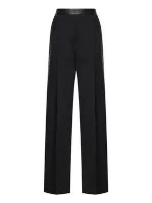 LOEWE Loewe Pleated Wide-Leg Trousers