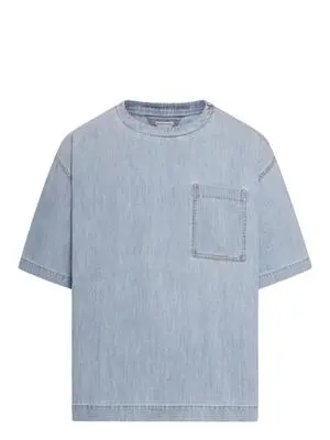 BOTTEGA VENETA Bottega Veneta Light Bleached Denim T-Shirt
