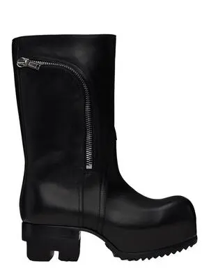 RICK OWENS Rick Owens Hollywood Bauhaus Ballast Pull Boots