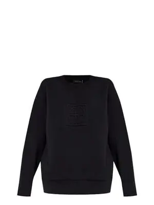 ANINE BING Alto Monogram Sweatshirt - Black