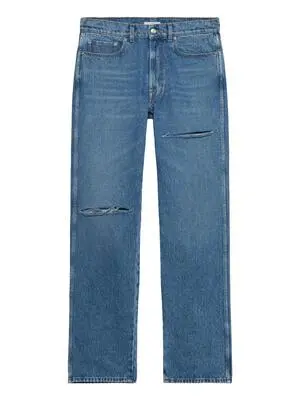 1989 STUDIO Distressed Straight-leg Jeans - Blue