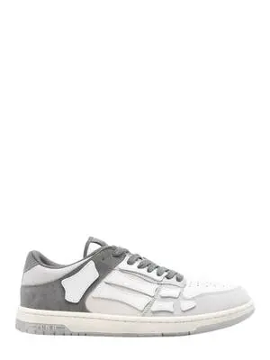 Amiri Distressed Skel Top Low Top Sneakers - Grey