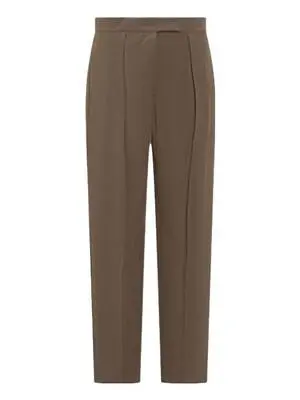 FERRAGAMO Tailored Pleated Trousers - Brown
