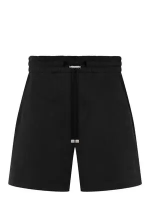 Amiri Logo Embroidered Shorts - Black